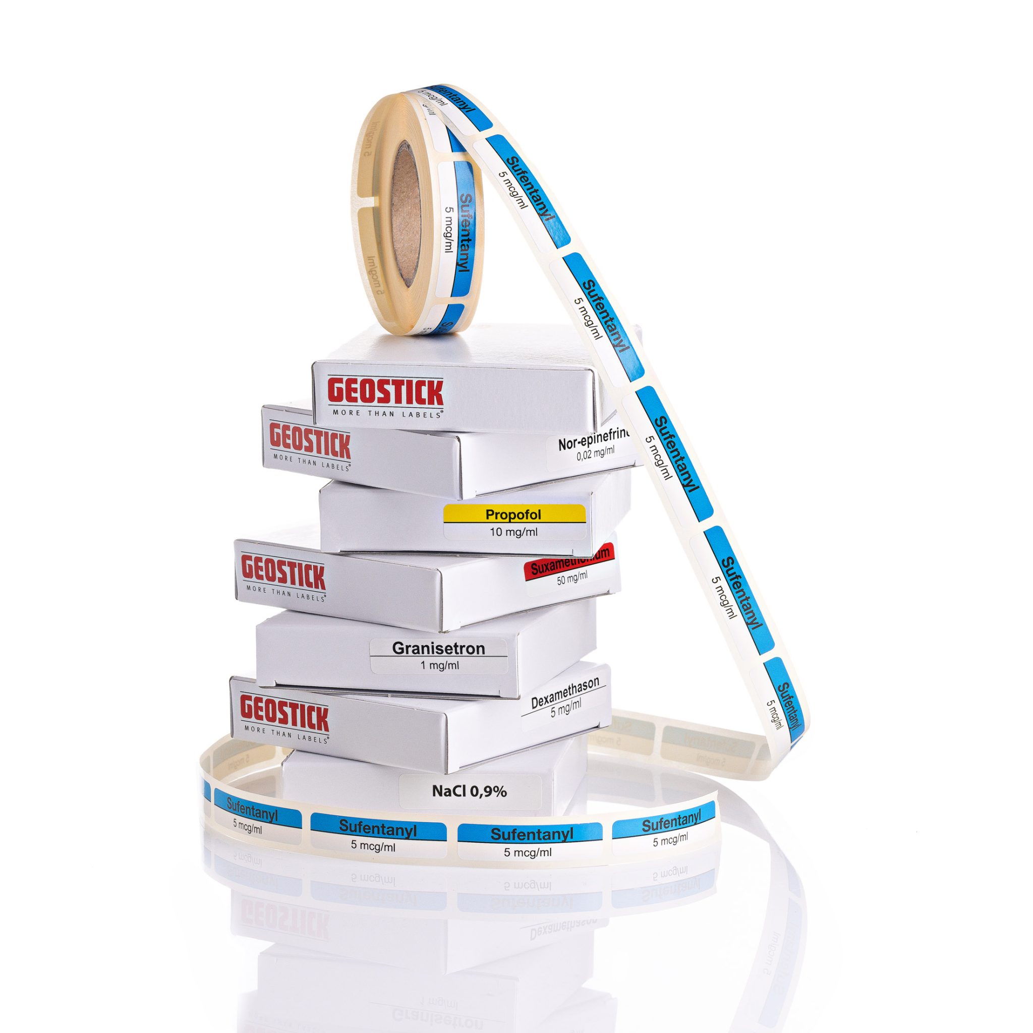 Healthcare labels - Geostick